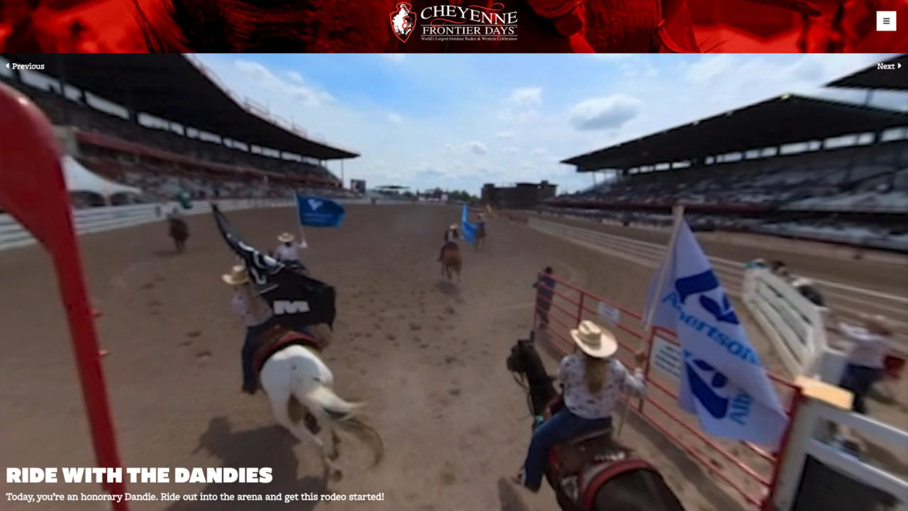 Immersive 360º Video Rodeo Experience - West Edge