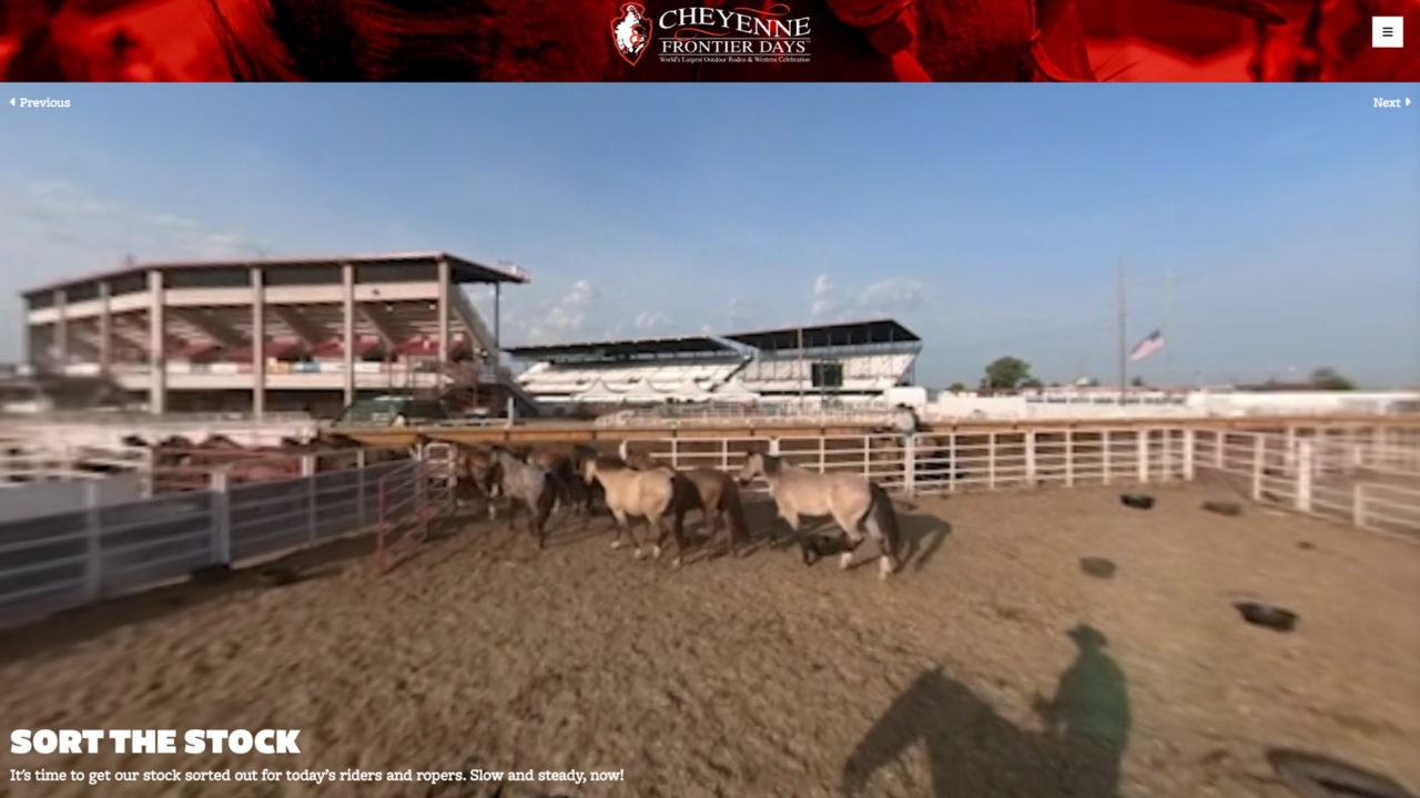 Immersive 360º Video Rodeo Experience - West Edge